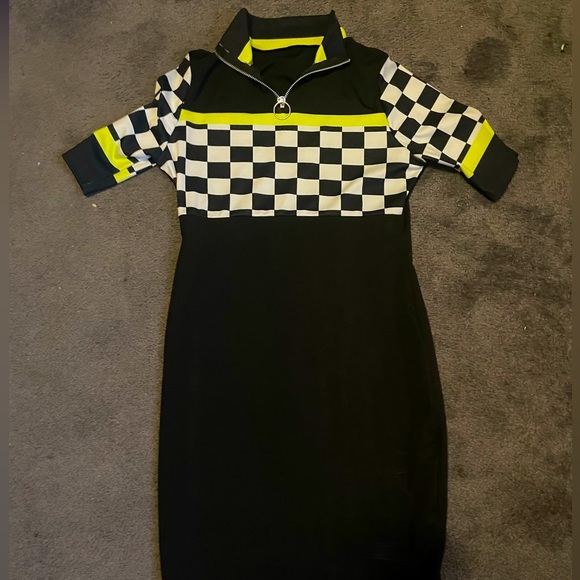 Dresses | Race Car Mini Dress Sexy Referee | Poshmark